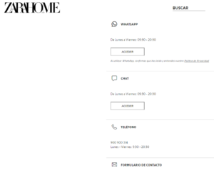 Atención al cliente ZARA HOME《 Llamada y Chat 24 Horas》