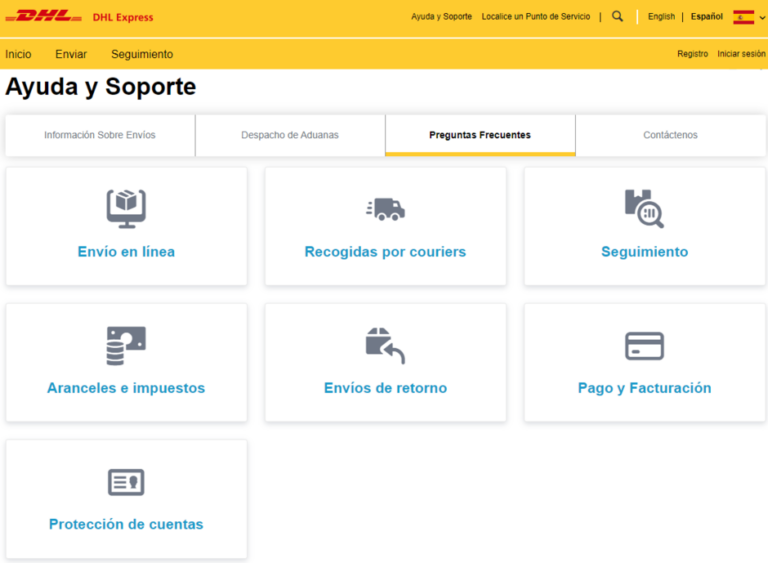 DHL Teléfono《 Gratis 》Y 5 opciones de atención al cliente
