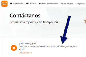 Atención al cliente TEMU 《 Teléfono Gratis